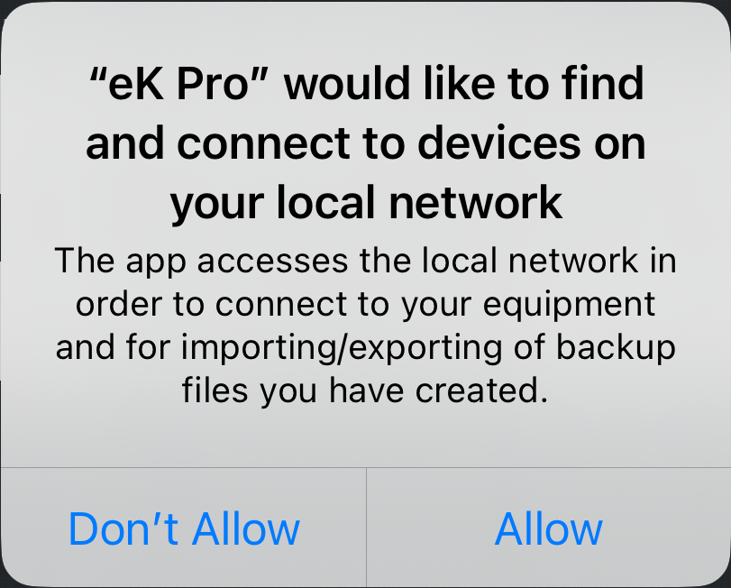 iOS Permissions – eKeypad Mobile Solutions